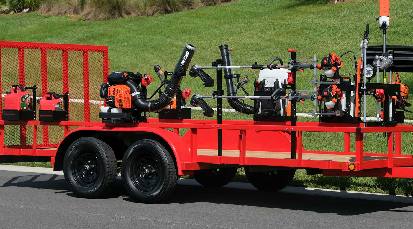 Trimmer Racks, Trailer Racks & Landscape Trailer Accessories