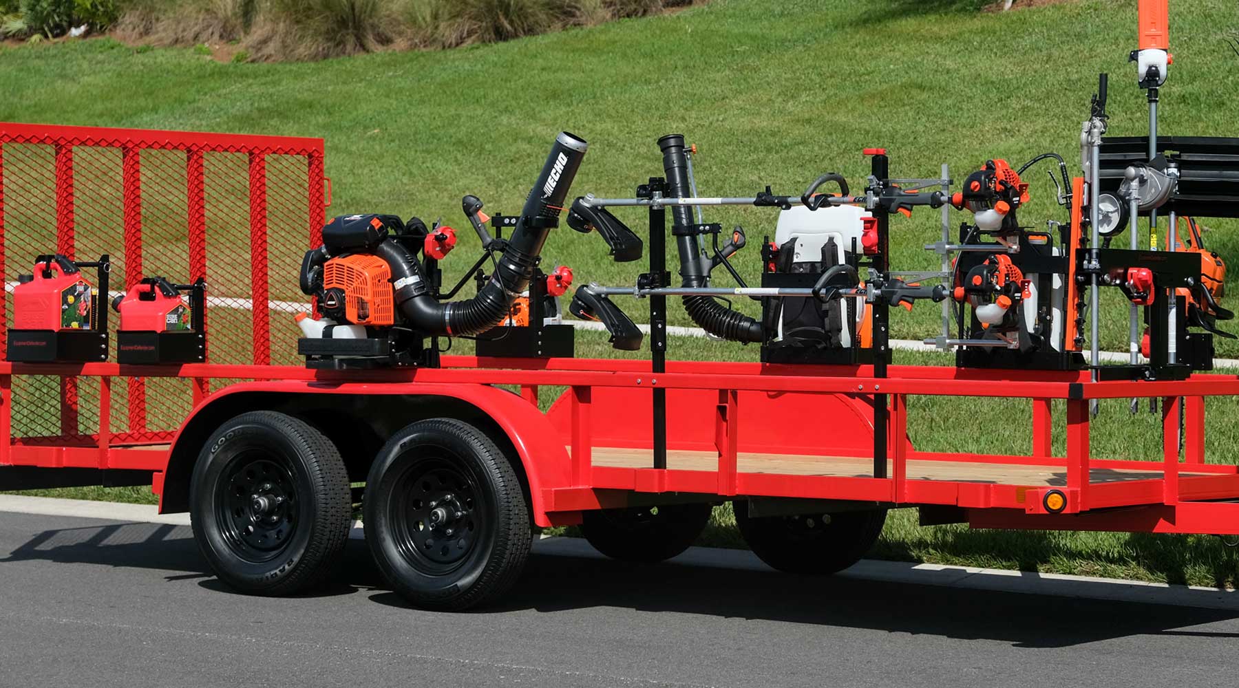 Trimmer Racks, Trailer Racks & Landscape Trailer Accessories