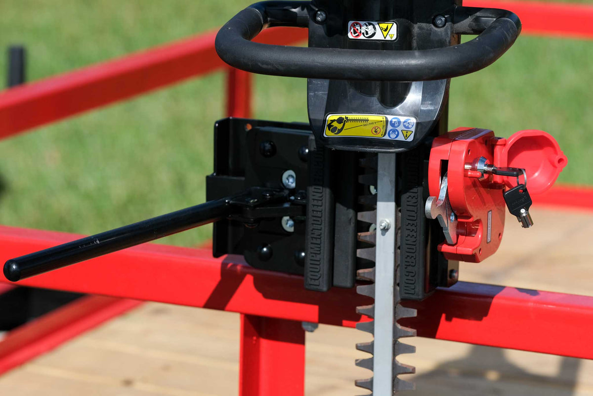 Double Sided Hedge Trimmer Rack - Equipment Defender
