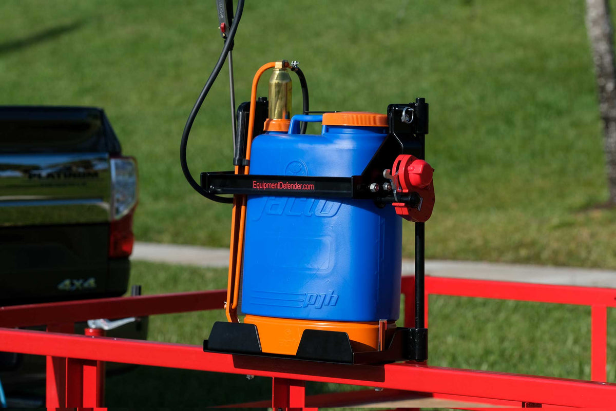 Backpack Sprayer Rack for Landscape Trailers Open and Enclosed ...