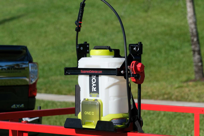 Backpack Sprayer Rack for Landscape Trailers Open and Enclosed ...