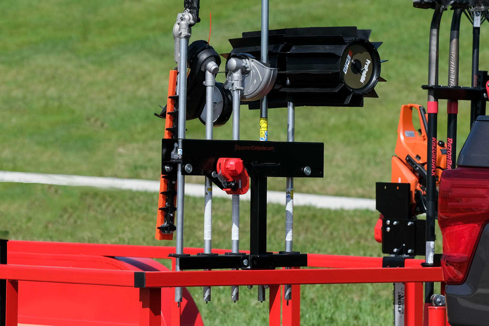 Landscape Trailer Racks for Lawn Equipment, Blower & Trimmer Racks ...