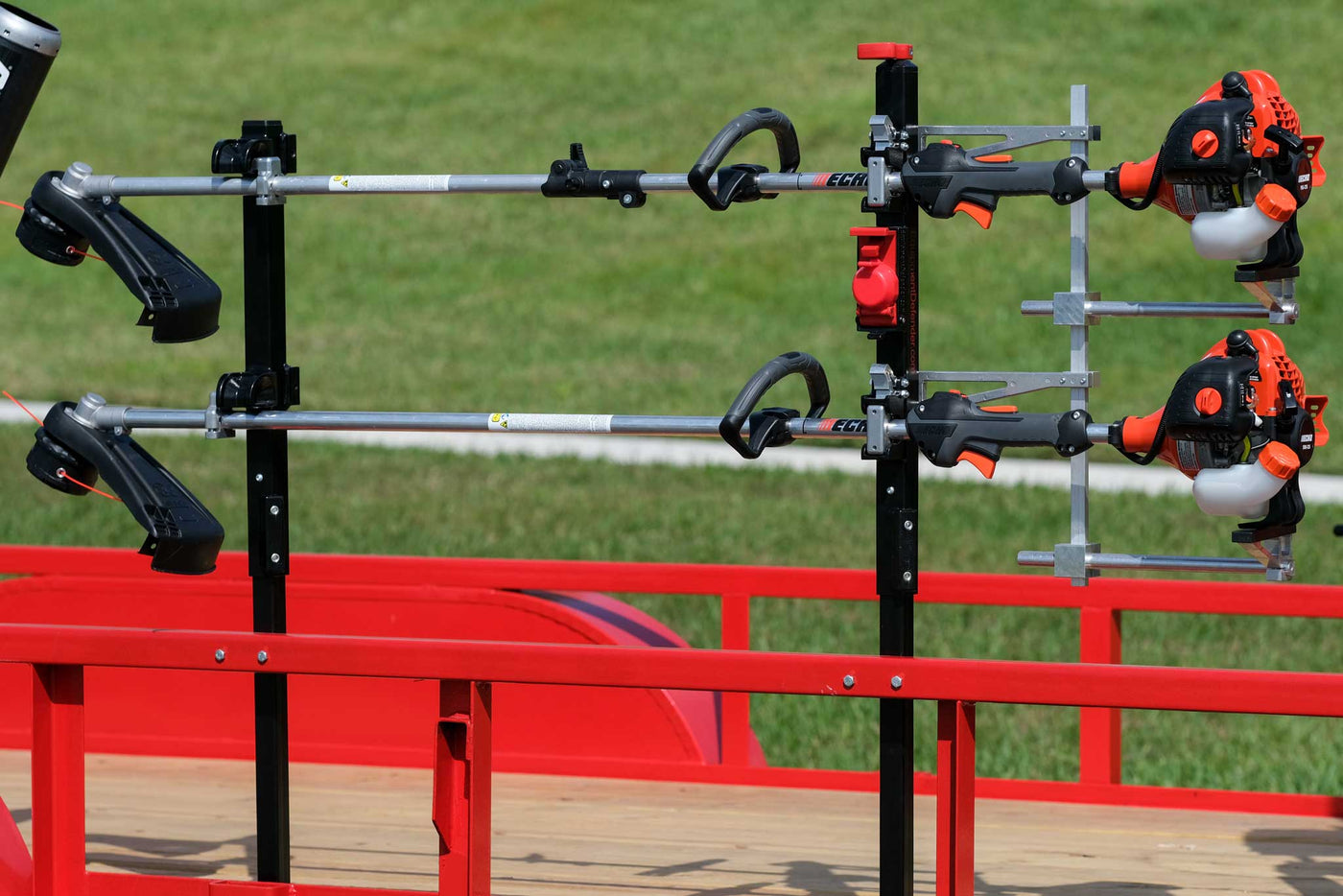 Landscape Trailer Racks for Lawn Equipment, Blower & Trimmer Racks ...